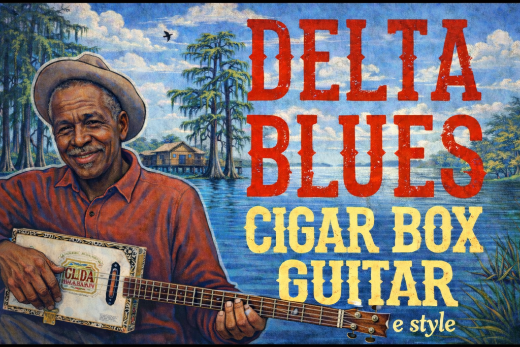 Grand débutant – Delta Blues Numéro 5 ( CBG 3 cordes )